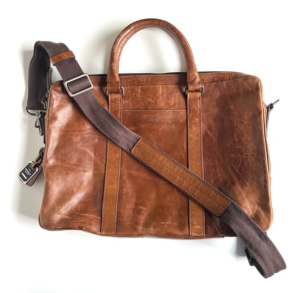 Shinola | Bags | Shinola Detroit Computer Brief Case Messenger Bag ...